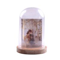 China Blank Sublimatio MDF Photo Frame With Led Light And Glass Cover for sale