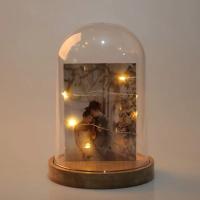 China Blank Sublimatio MDF Photo Frame With Led Light And Glass Cover for sale