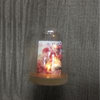 China Blank Sublimatio MDF Photo Frame With Led Light And Glass Cover for sale