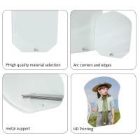 China Blank Sublimation Glass Photo Frame Personalized Glass Picture Frames for sale