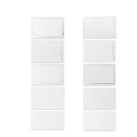 China Double Sided Metal Aluminum Sublimation Business Card Blanks for sale