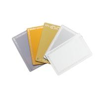 China Double Sided Metal Aluminum Sublimation Business Card Blanks for sale