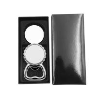 China Creative Blank Sublimation Magnetic Bottle Opener Refrigerator Magnet Two-In-One Custom Magnet Bottle Opener for sale