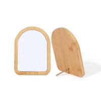 China Sublimation Bamboo Picture Frames Home DIY Design Aluminium Disc Photo Slate Custom Bamboo Frame for sale
