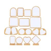 China Double Sweet Sublimation Blank Bamboo Photo Frame Custom Wood Framed Photos For Home Office Decoration for sale