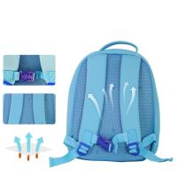 China Pink Blue Neoprene Fabric Blank Sublimation School Bag For Children Custom Printing Kids Bags Backpacks for sale