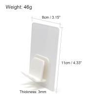 China Fashion Printable Sublimation Acrylic Wall Mounted ToothBrush Holder For Home Decoration for sale