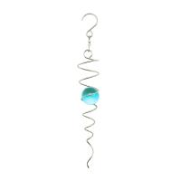 China Sublimation Wind Spinner Tail Colorful Glass Beads Ornament For Sublimation Wind Spinner Window Garden Decoration for sale