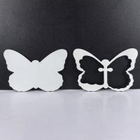 China Creative Sublimation Blank Wooden Memorial Butterfly Car Visor Clip Sun Visor Clip Keepsake Gift for sale