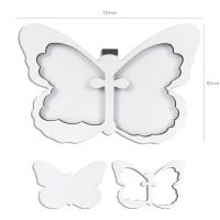 China Creative Sublimation Blank Wooden Memorial Butterfly Car Visor Clip Sun Visor Clip Keepsake Gift for sale