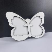 China Creative Sublimation Blank Wooden Memorial Butterfly Car Visor Clip Sun Visor Clip Keepsake Gift for sale