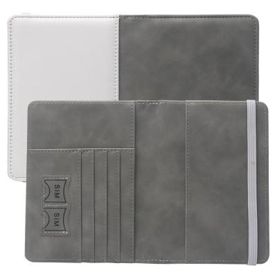China Sublimation Passport Holder Personalized Blank Sublimation Passport Cover for sale