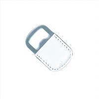China Eco-Friendly Double-Sided Stainless Steel PU Leather Bottle Opener Sublimation Blanks for sale