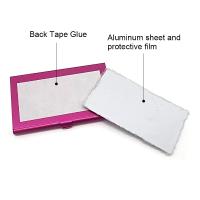 China Colored Sublimation Blank Metal Business Card Holder custom card cases for sale