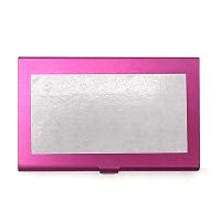 China Colored Sublimation Blank Metal Business Card Holder custom card cases for sale