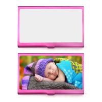 China Colored Sublimation Blank Metal Business Card Holder custom card cases for sale