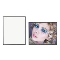 China Creative Blank Sublimatio MDF Photo Frame With Black Edge For Home Decor Personalized Wood Picture Frames for sale