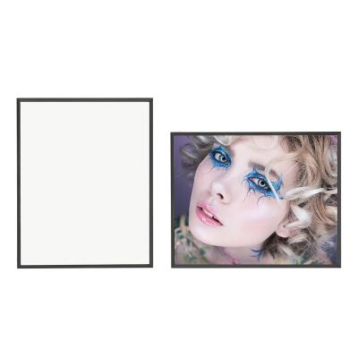 China Creative Blank Sublimatio MDF Photo Frame With Black Edge For Home Decor Personalized Wood Picture Frames for sale