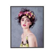China Creative Blank Sublimatio MDF Photo Frame With Black Edge For Home Decor Personalized Wood Picture Frames for sale