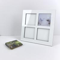 China Printable Blank MDF Sublimation Frames With 4 Acrylic Inserts For Home Decor for sale