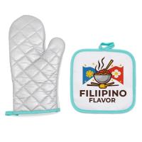 China Personalized Eco-Friendly Insulated Polyester Colored Sublimation Pot Holder Heat Resistant Mat Blanks for sale