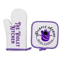 China Personalized Eco-Friendly Insulated Polyester Colored Sublimation Pot Holder Heat Resistant Mat Blanks for sale