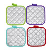 China Personalized Eco-Friendly Insulated Polyester Colored Sublimation Pot Holder Heat Resistant Mat Blanks for sale