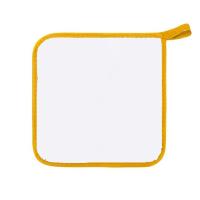 China Custom Colorful Sublimation Blank Printable Polyester Pot Holder Waterproof Heat Resistant Dishwasher Safe for sale