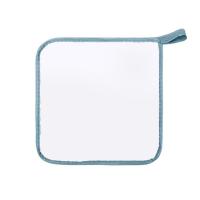 China Custom Colorful Sublimation Blank Printable Polyester Pot Holder Waterproof Heat Resistant Dishwasher Safe for sale