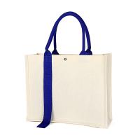 China Fashion Large Capacity Colored Sublimation Canvas Tote Bags for sale