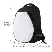 China Customized DIY Logo Durable Polyester Zipper Closure Sublimation Tennis Pickleball Badminton Racket Bags for sale