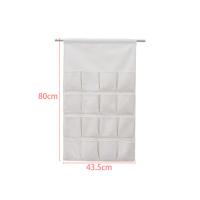 China Sublimation Cotton Linen Christmas Advent Calendar With Multiple Pockets Diy Wall-Mounted Canvas Storage Bag For Xmas Holiday Festival for sale