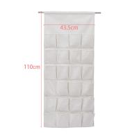 China Sublimation Cotton Linen Christmas Advent Calendar With Multiple Pockets Diy Wall-Mounted Canvas Storage Bag For Xmas Holiday Festival for sale