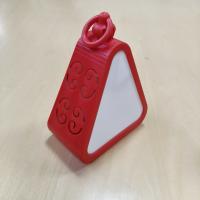 China Sublimation Blank PET Christmas Lantern Double-Sided Heat-Transfer LED Night Light Triangle Design for sale