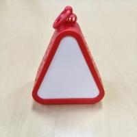 China Sublimation Blank PET Christmas Lantern Double-Sided Heat-Transfer LED Night Light Triangle Design for sale