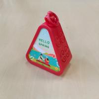 China Sublimation Blank PET Christmas Lantern Double-Sided Heat-Transfer LED Night Light Triangle Design for sale