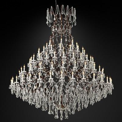 China Custom Modern Crystal Chandelier Modern Led Chandeliers For Big Hall for sale