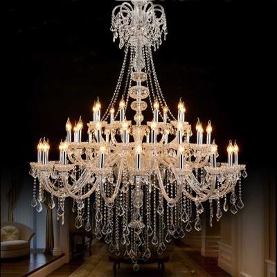 China 45 Lights Living Room Chandelier Width 150cm Large Modern Chandeliers for sale
