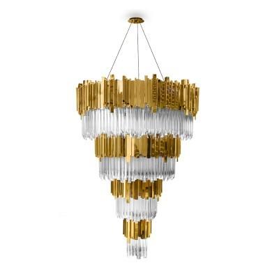 China Round Luxxu Empire Chandelier SAA Certificate Oversized Foyer Chandelier for sale