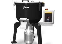China 25kg 1.1kw Vertical Plastic Mixer , 125kg/H Vertical Mixer Machine for sale