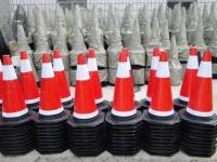 China HDPE Accumulator Blow Moulding Machine For Plastic Trafiic Road Cone for sale