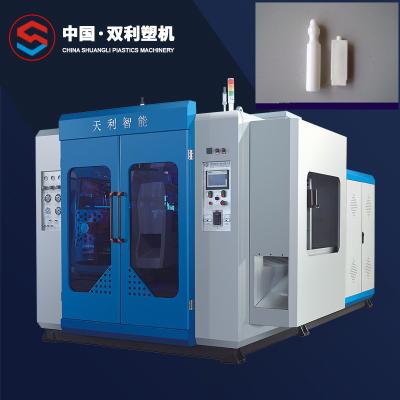 China Extrusion HDPE Blow Moulding Machine 8 Heads 10l Double Station for sale