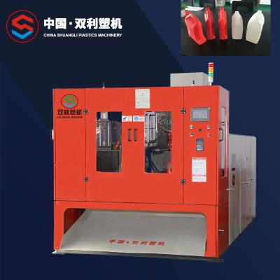 China Lubricant Bottle PP Blow Moulding Machine 3 Head EVA Double Station for sale