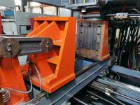 China 6 Head Double Station Blow Molding Machine PP Lubricant PE Bottle Blower Machine for sale