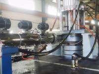 China Chemical Barrel Accumulator Blow Moulding Machine ABS Single Station Molding for sale