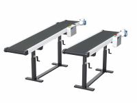 China PVC Lifting Horizontal Conveyor Belt System , Steel Inclined Belt Conveyor for sale