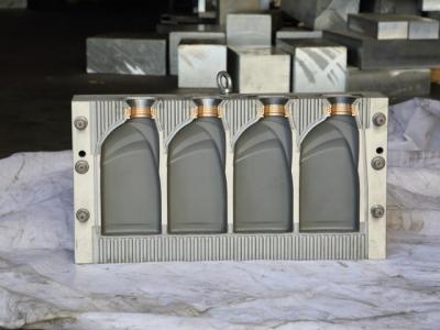China Extrusion Blow Molding Mold Parts Oil Bottle 1l Blow Moulding Moulds for sale