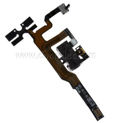 China headphone jack and volume control cable for Iphone 4S, repair parts for Iphone 4S for sale