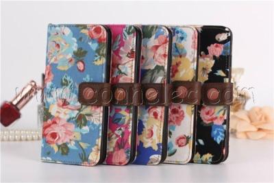 China flowery leather case for Iphone 6, protective case for Iphone 6, accessory Iphone 6 for sale