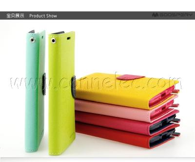 China Goospery double-colored leather case for Iphone 6(plus), leather case Iphone 6 plus for sale